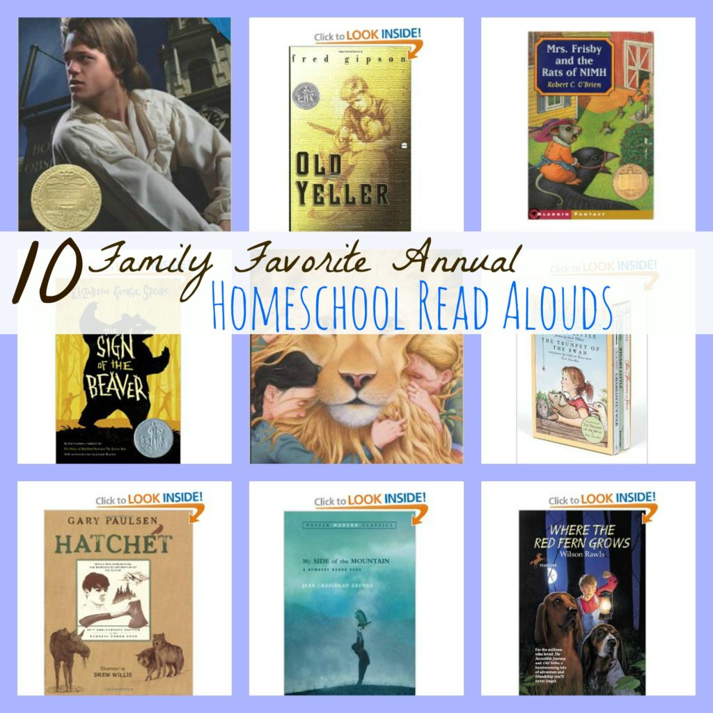 10 Family Favorite Annual Homeschool Read Alouds