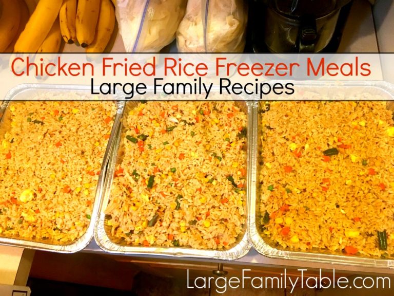 75+ Large Family Freezer Meal Recipes | LargeFamilyTable.Com