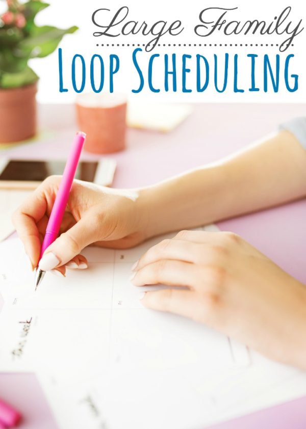 LARGE FAMILY LOOP SCHEDULING - Large Family Table