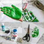 Christmas Tree Handprint Ornament | JamerrillStewart.Com
