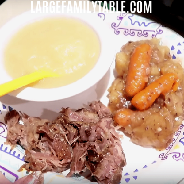 Large Family Classic Pot Roast In A Slow Cooker | LargeFamilyTable.Com