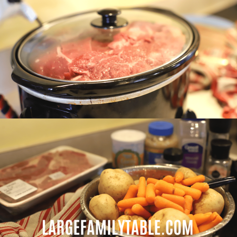 Large Family Classic Pot Roast In A Slow Cooker | LargeFamilyTable.Com