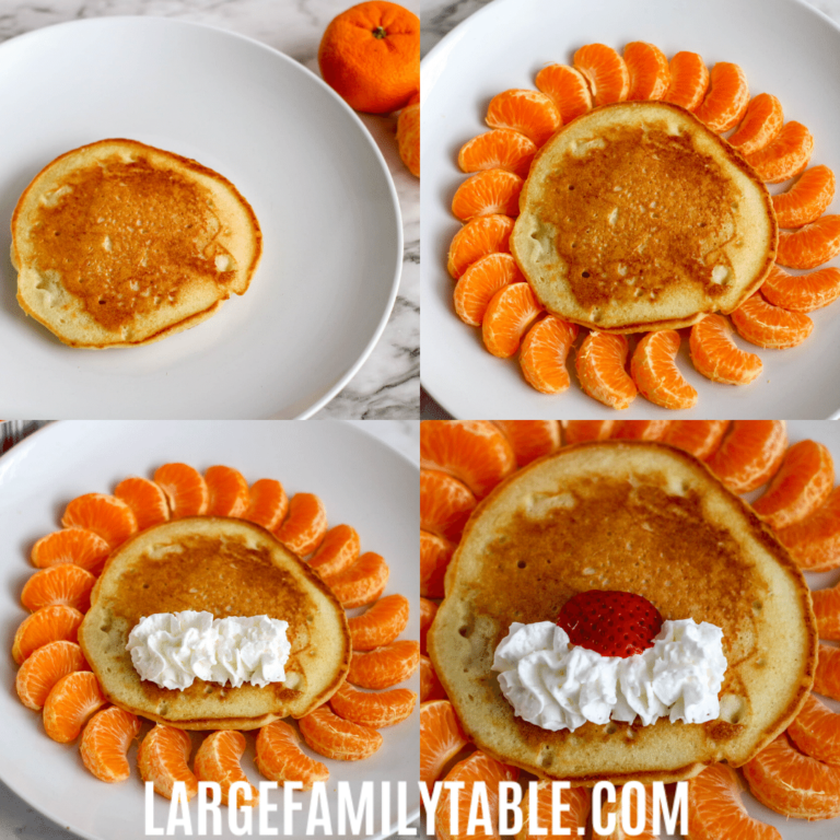 Fun Breakfast Recipe For Kids! Lion Face Pancakes