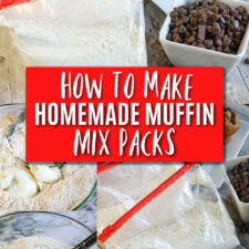 How to Make Homemade Muffin Mix Packs!