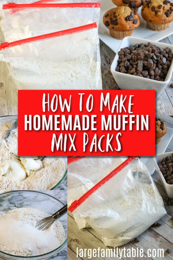 How to Make Homemade Muffin Mix Packs!
