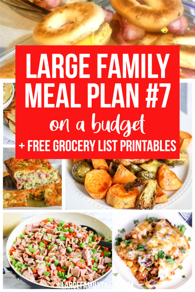 Weekly Meal Plan For Family Of 7 BEST HOME DESIGN IDEAS