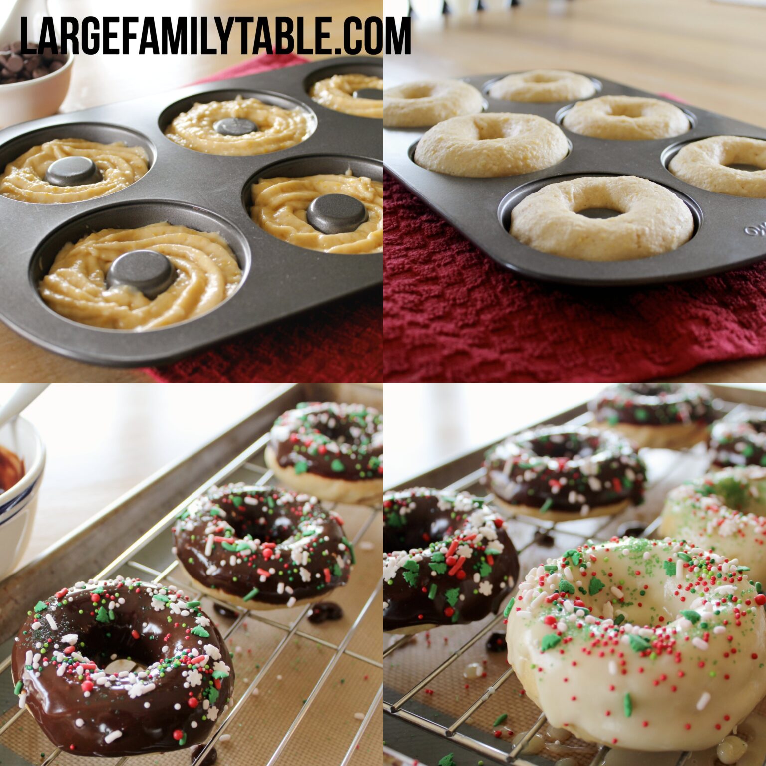 Large Family Christmas Eve Donuts | Big Family Holidays