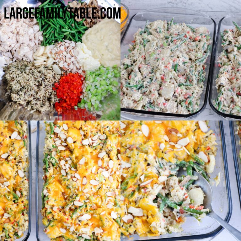 Large Family Chicken Spectacular Casserole | Freezer Meals - Large ...