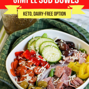 Large Family Low Carb Simple Sub Bowls | Keto, THM-S, Dairy-Free Option ...