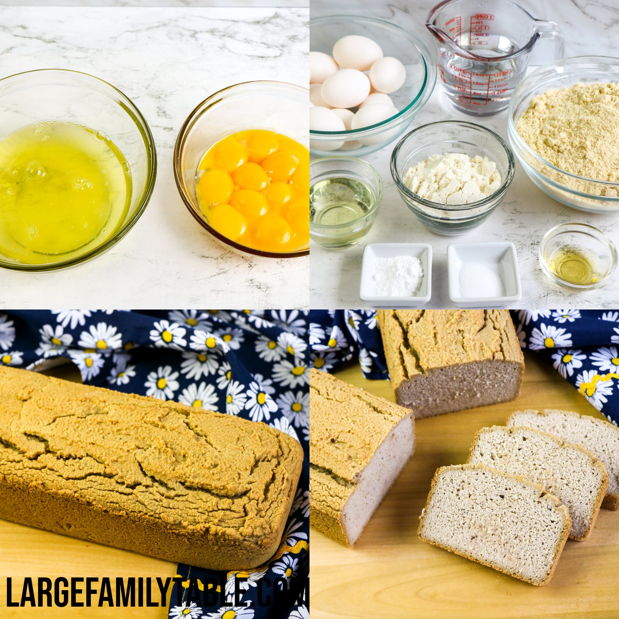 Large Family Low Carb Sandwich Bread