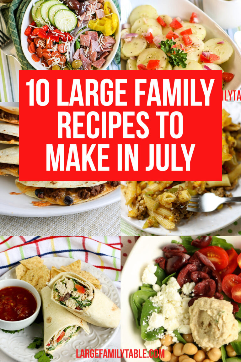 Recipes Archives - Large Family Table